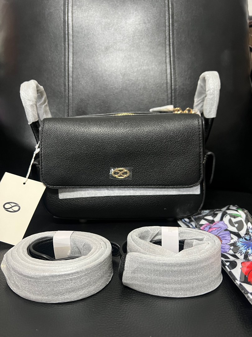 PIMMY BAG BLACK TWILLY, Women's Fashion, Bags & Wallets, Cross-body ...