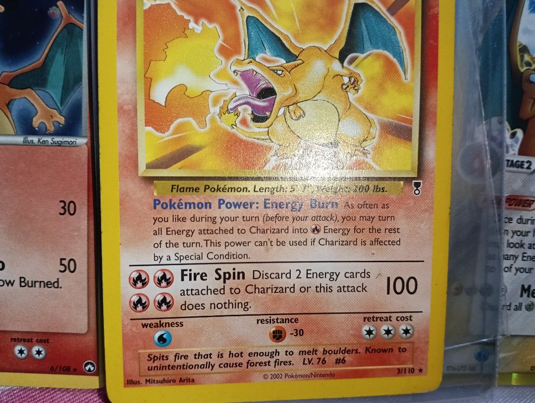 Pokemon Card: Charizard 3/110 Non Holo, Hobbies & Toys, Toys & Games on ...