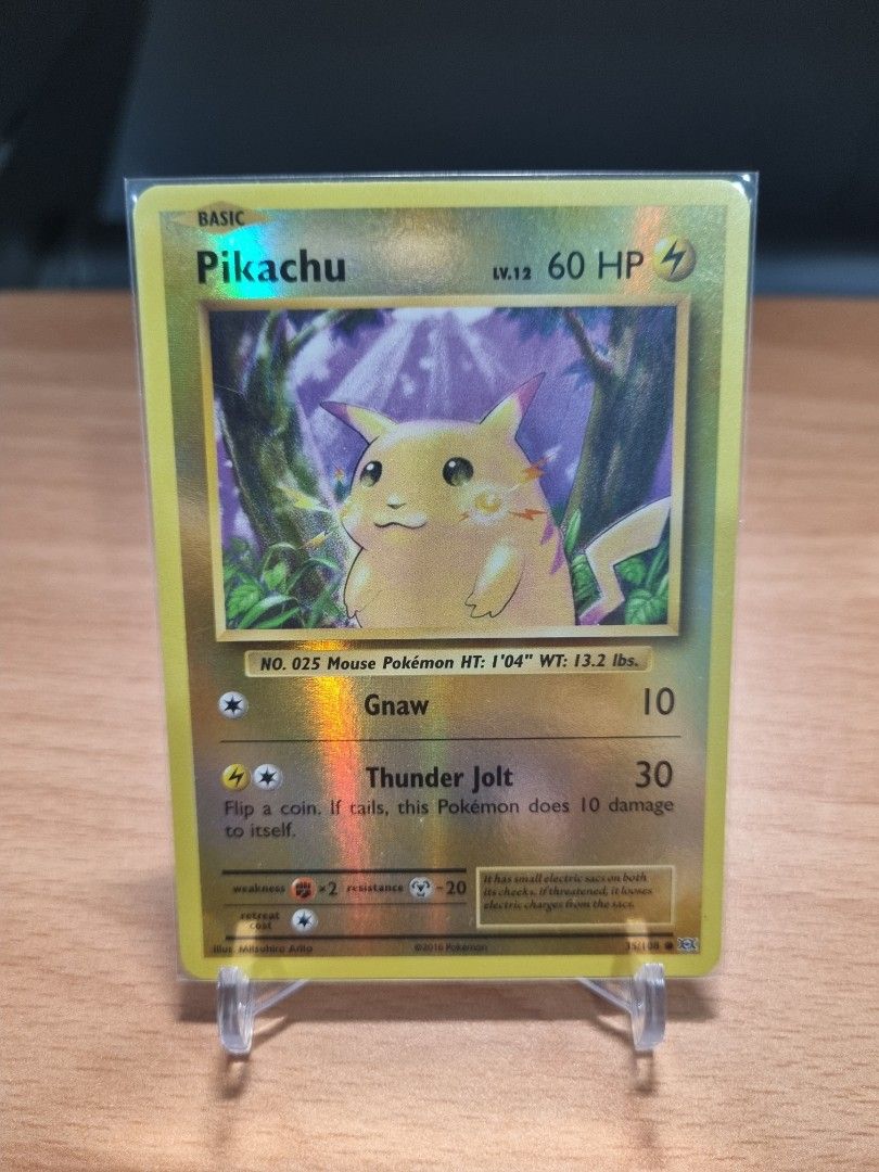 pikachu evolutions card