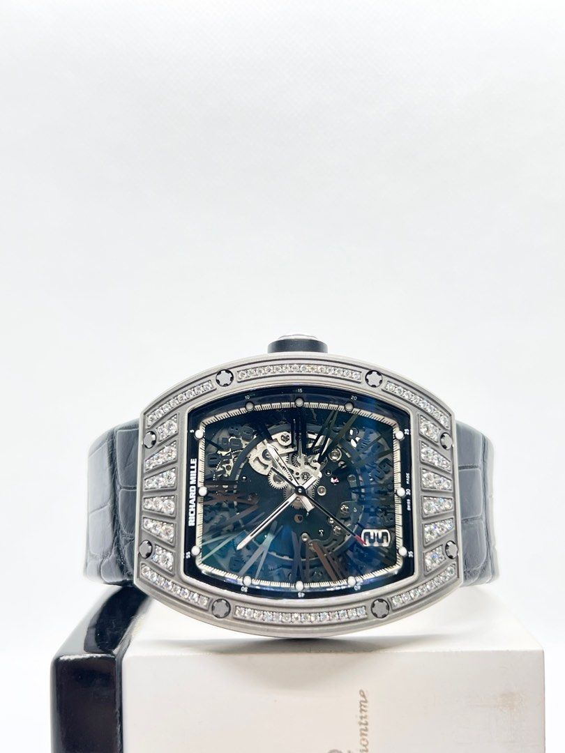 Pre Owned Richard Mille RM 023 TI TOP Skeleton Dial Automatic Titanium ...