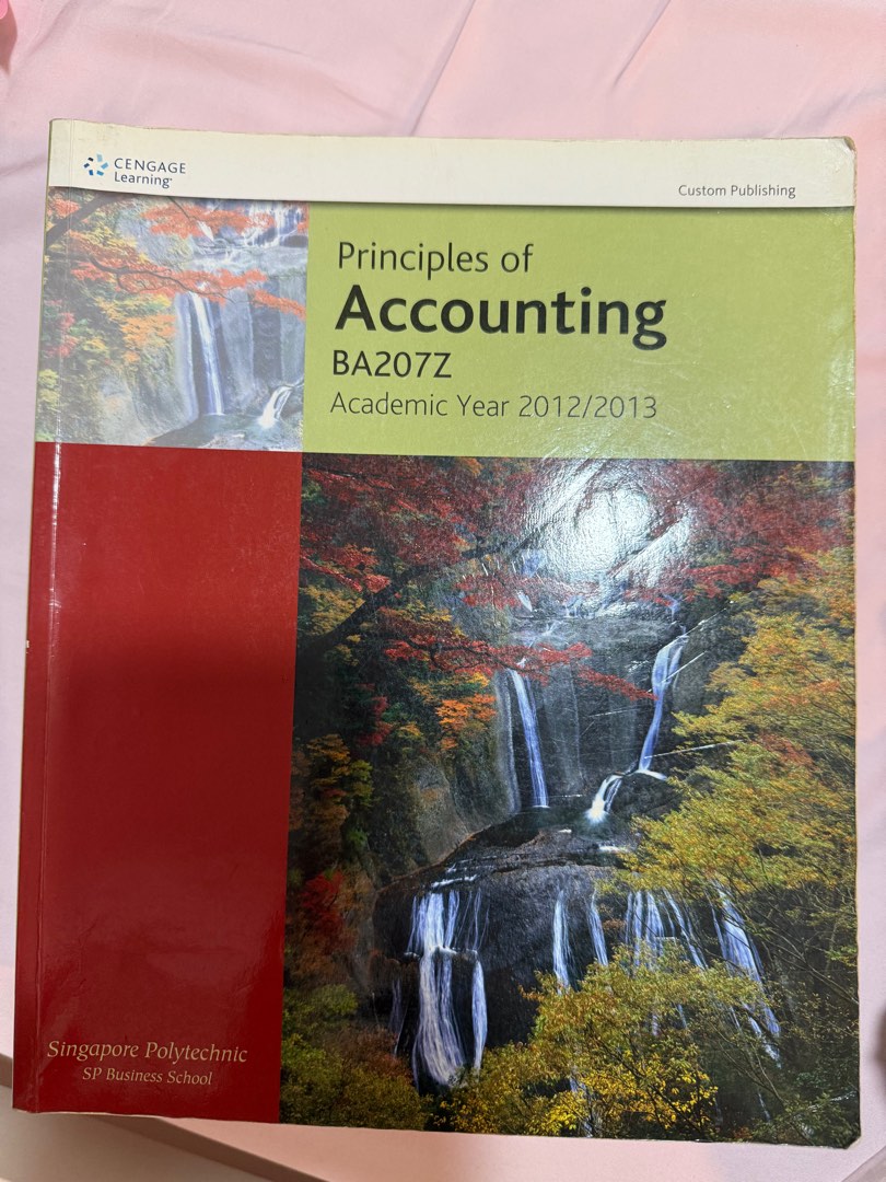 Principles of Accounting Textbook BA207Z, Hobbies & Toys, Books ...