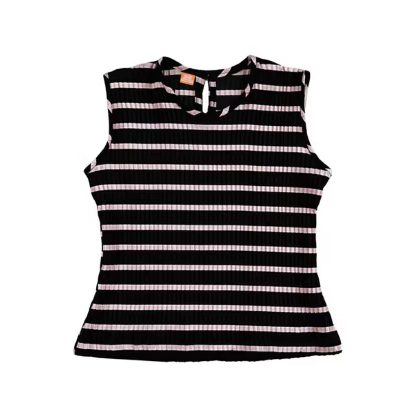 PWP play with pattero - sleveless top, Fesyen Wanita, Pakaian Wanita, Atasan di Carousell