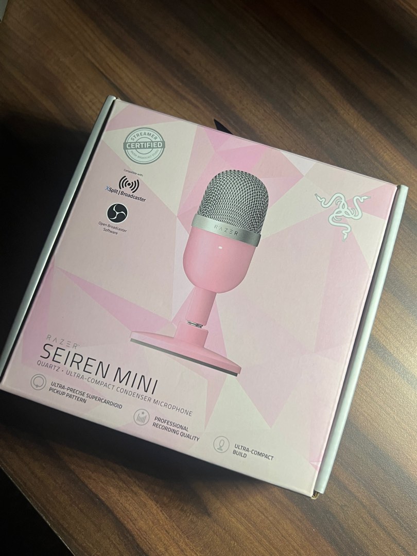 Razer Seiren Mini Quartz Pink Microphone - Brand New, Audio ...