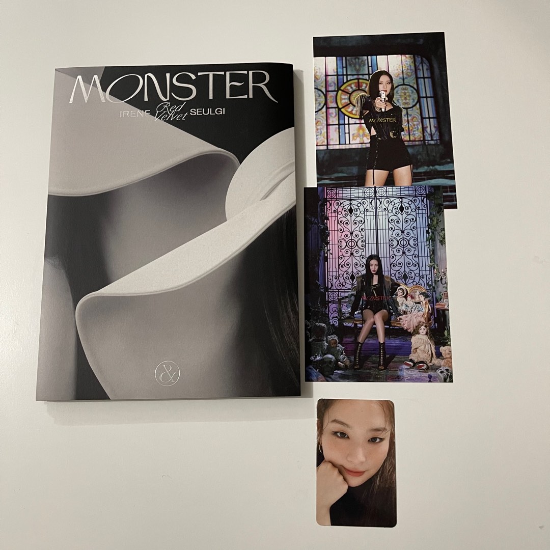 Red Velvet Irene Seulgi Monster album complete inclu, Hobbies & Toys ...