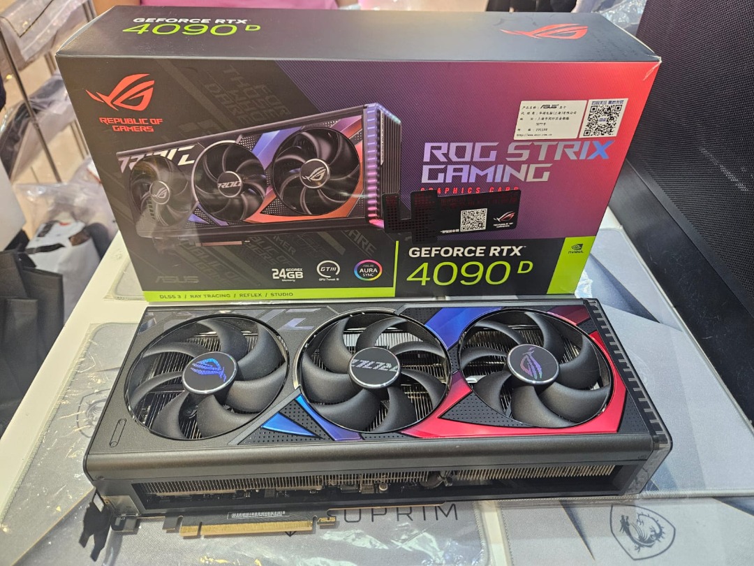 ASUS 4090 D ROG-STRIX-RTX4090D-24G-GAMING, 電腦＆科技, 電腦周邊及配件, 電腦周邊產品 ...
