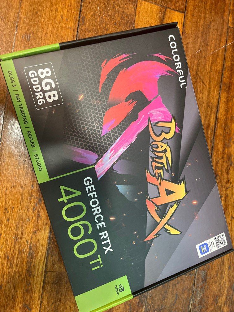 RTX 4060TI COLOURFUL BATTLE AX (8GB GDDR6), Computers & Tech, Parts ...