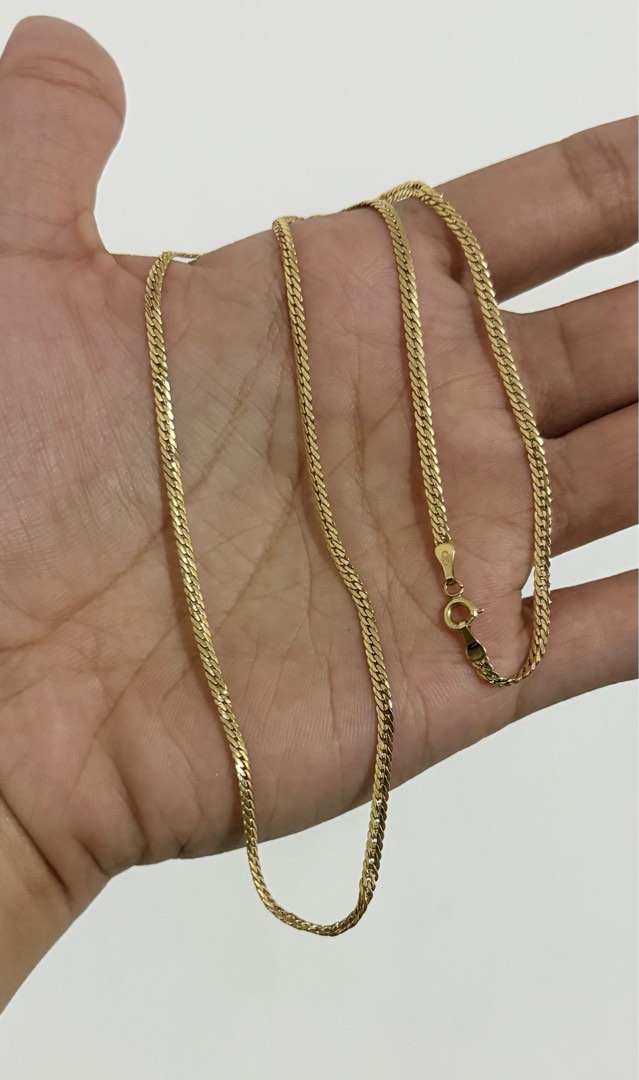 Snake Chain 18k Saudi Gold, Women's Fashion, Jewelry & Organizers ...