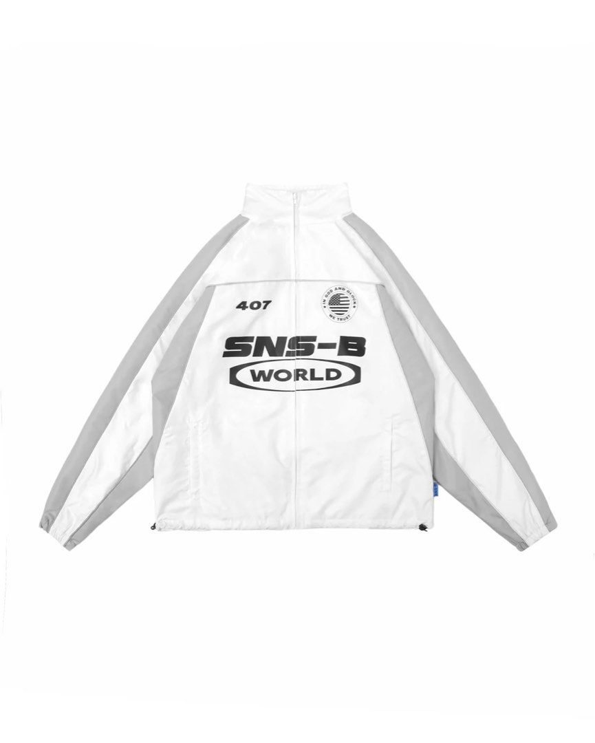 SNSB X 407 TRACK JACKET, Men's Fashion, Activewear on Carousell