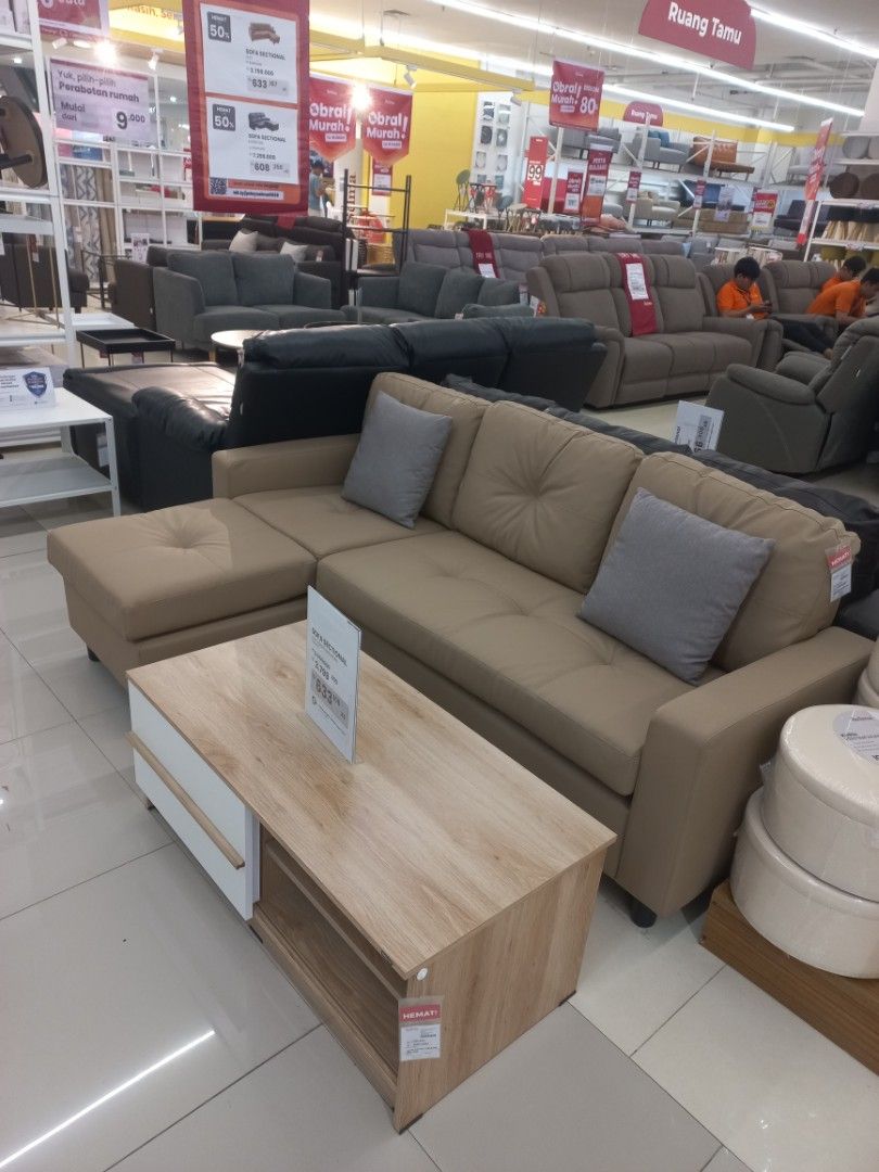 STOCK TERBATAS! Selma Tasyi Sofa L 3 Seater, Perabotan Rumah di Carousell