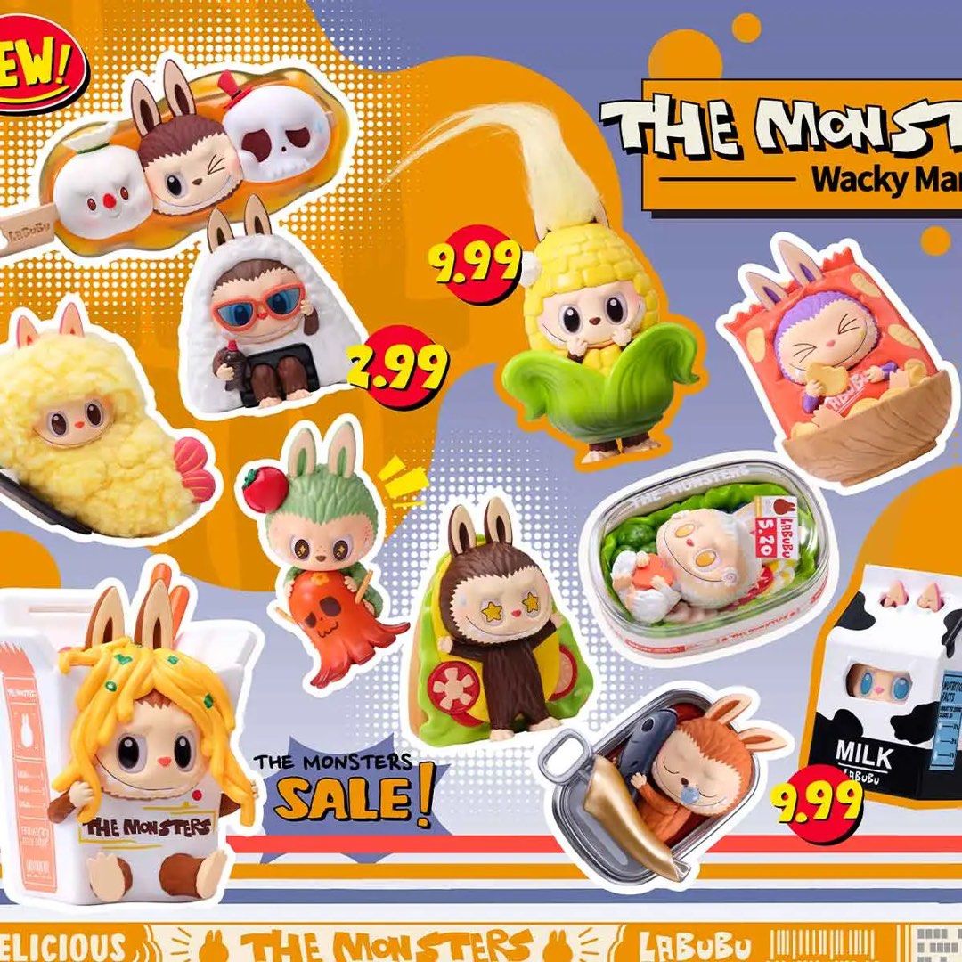 The Monsters Labubu Wacky Mart, Hobbies & Toys, Toys & Games on Carousell