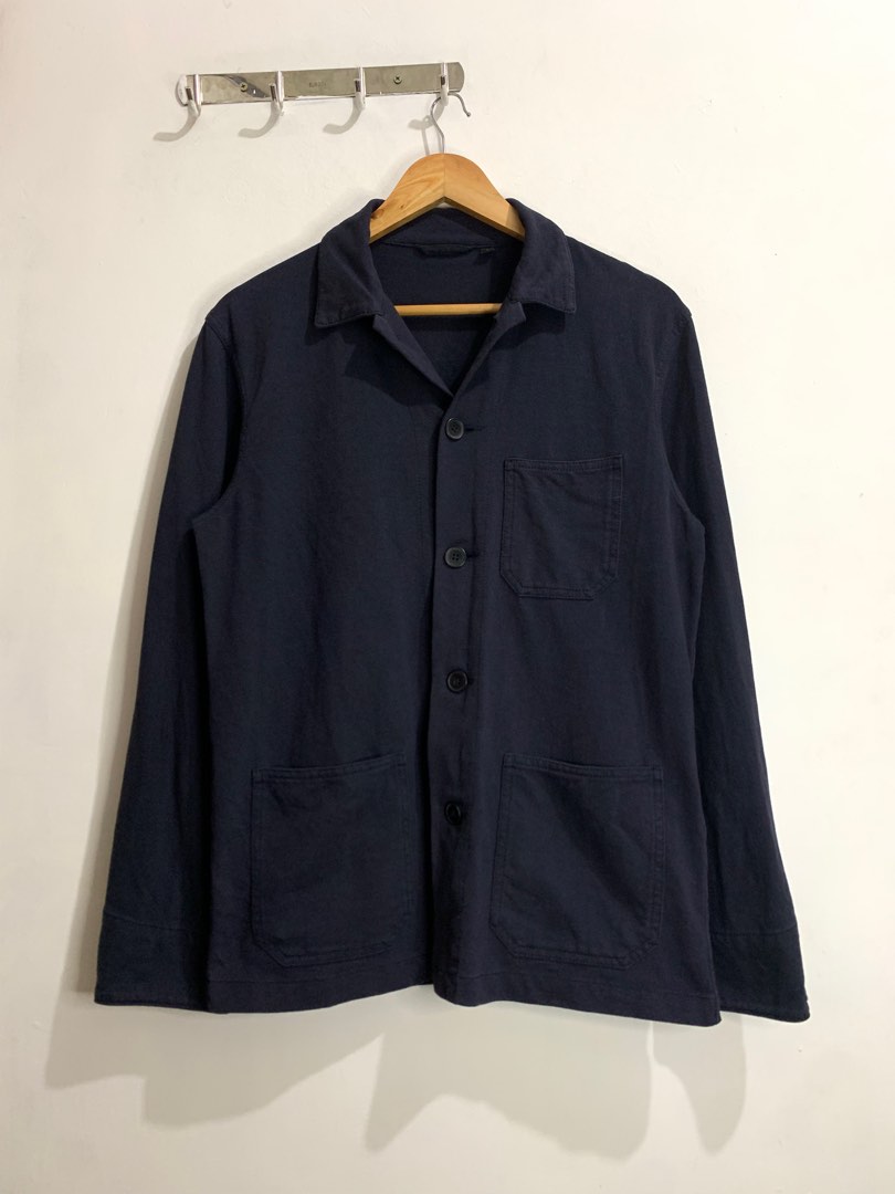 Uniqlo Utility Work Jacket, Men's Fashion, Coats, Jackets and Outerwear ...