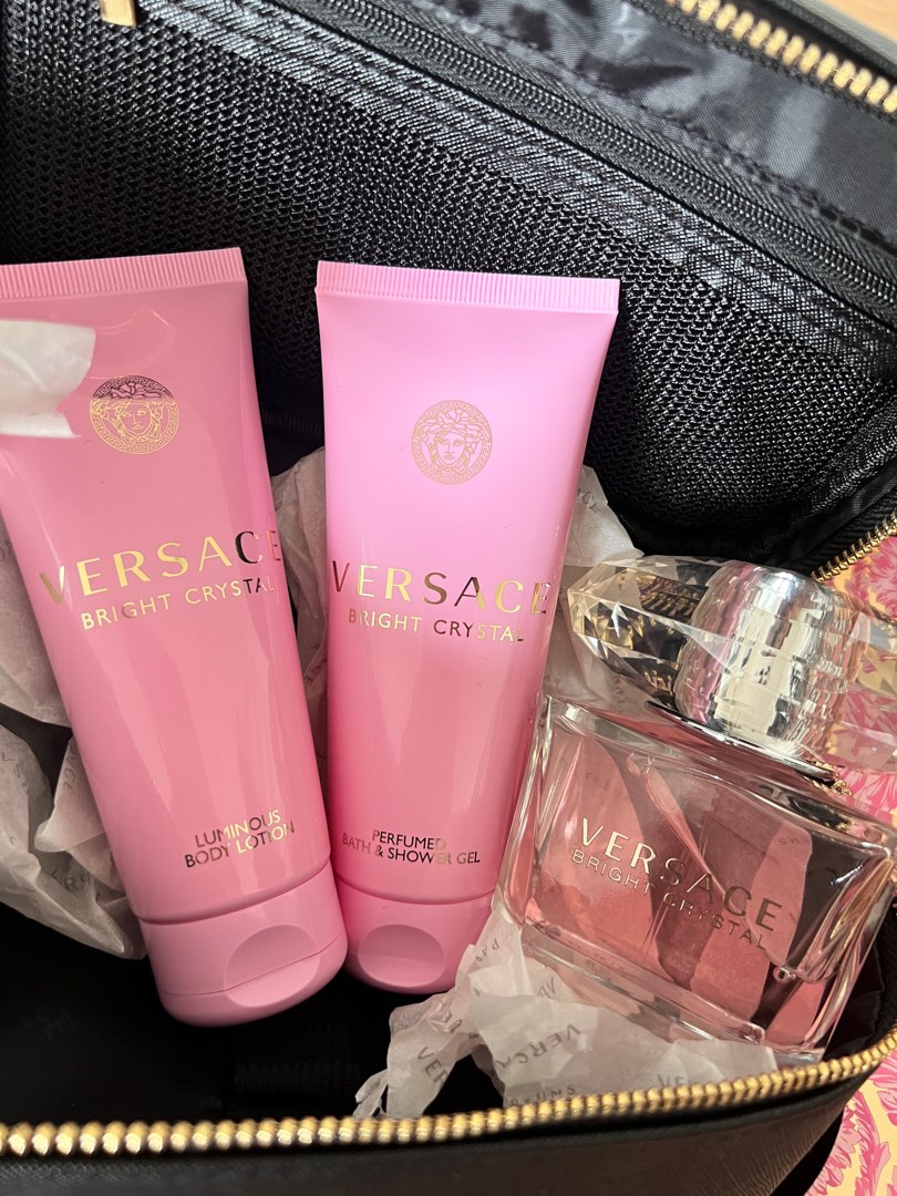 Versace Bright Crystal Set, Beauty & Personal Care, Fragrance & Deodorants on Carousell
