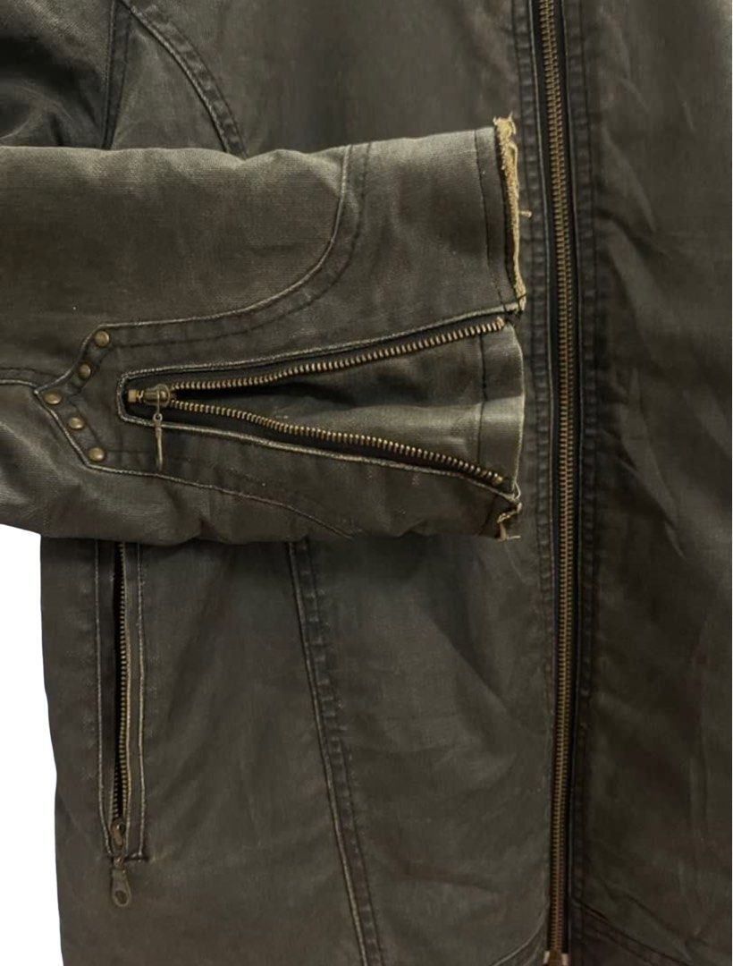 VINTAGE NYLAUS DESIGN FAUX-FUR LINING LEATHER JACKET, Men's Fashion, Coats, Jackets and ...