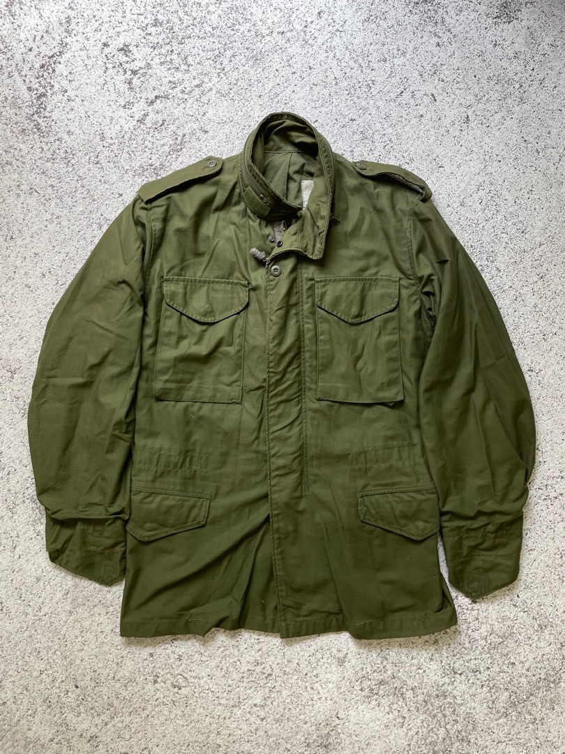 Vintage US Army M65 Jacket Taxi Driver Iconic Jacket, Fesyen Pria ...