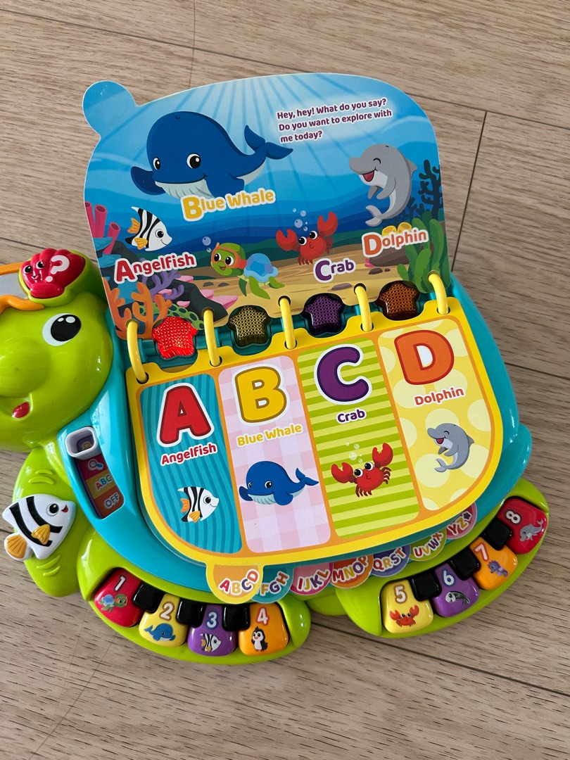 VTech Touch & Teach Sea Turtle, Babies & Kids, Infant Playtime on Carousell