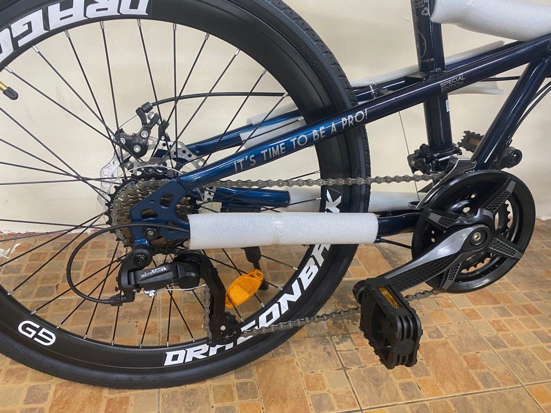 24er Folding Bike VOICE 24 speed foldable bicycle disc basikal lipat ...