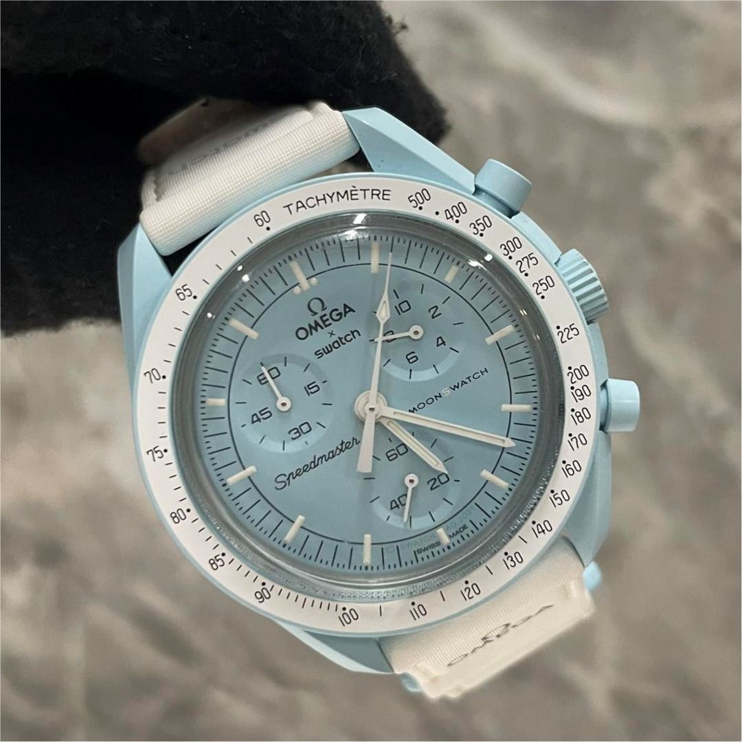 257004227 OMEGA WATCH SPEEDMASTER X SWATCH URANUS, Luxury, Watches on ...