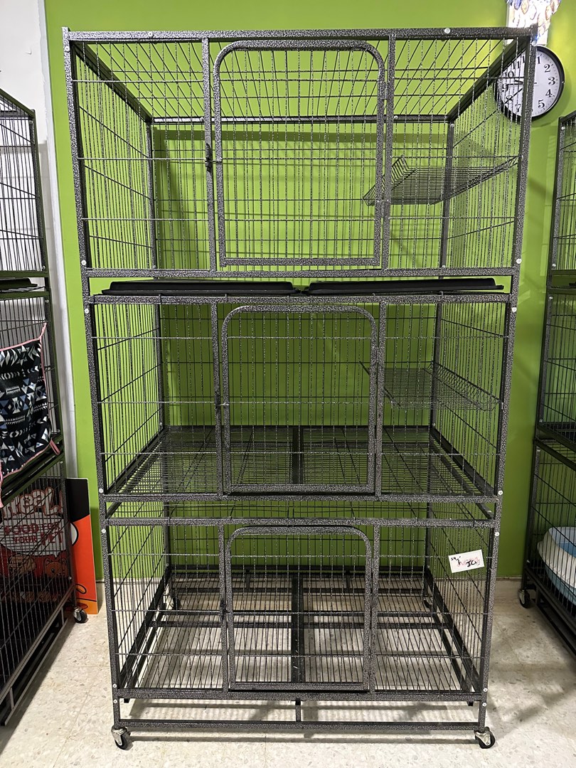 3 story solid cage, Pet Supplies, Homes & Other Pet Accessories on ...