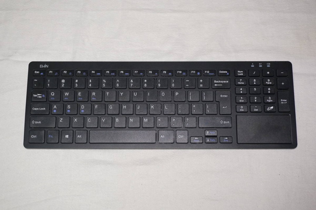 EWIN ★ Bluetooth Wireless Touchpad Keyboard [EW-K19202], Computers ...