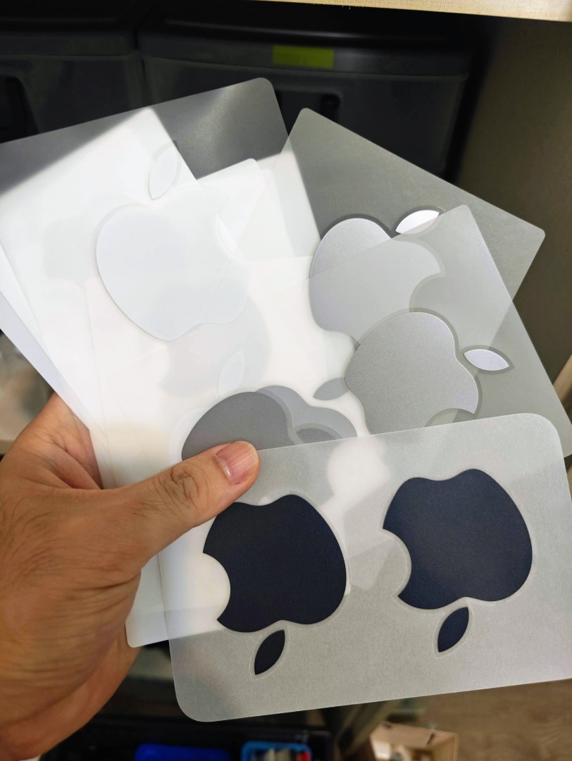 Apple Logo Stickers — For Apple Fans!, Hobbies & Toys, Stationery ...
