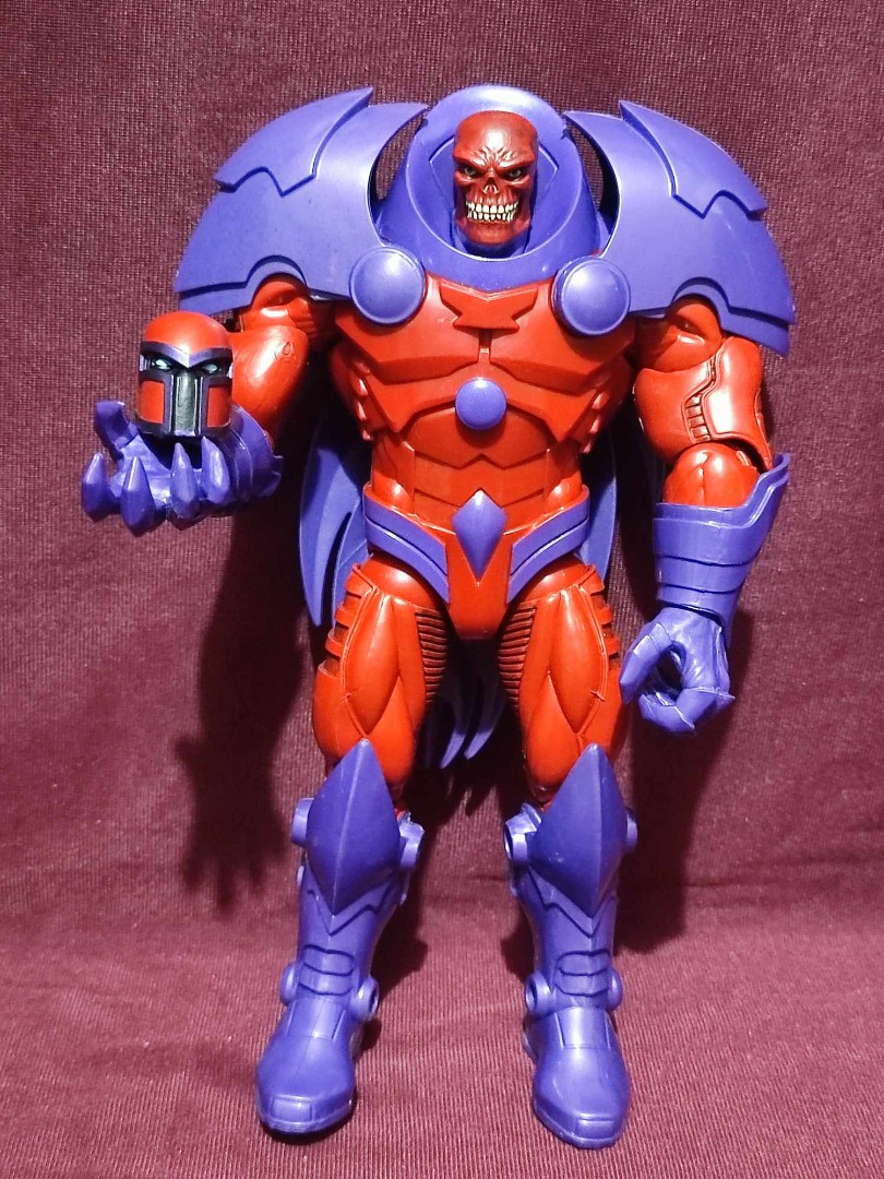 BAF ONSLAUGHT w/ Magneto Head - Marvel Legends Captain America Xmen ...