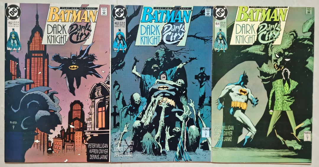BATMAN: DARK KNIGHT DARK CITY (set of 3), Hobbies & Toys, Books ...