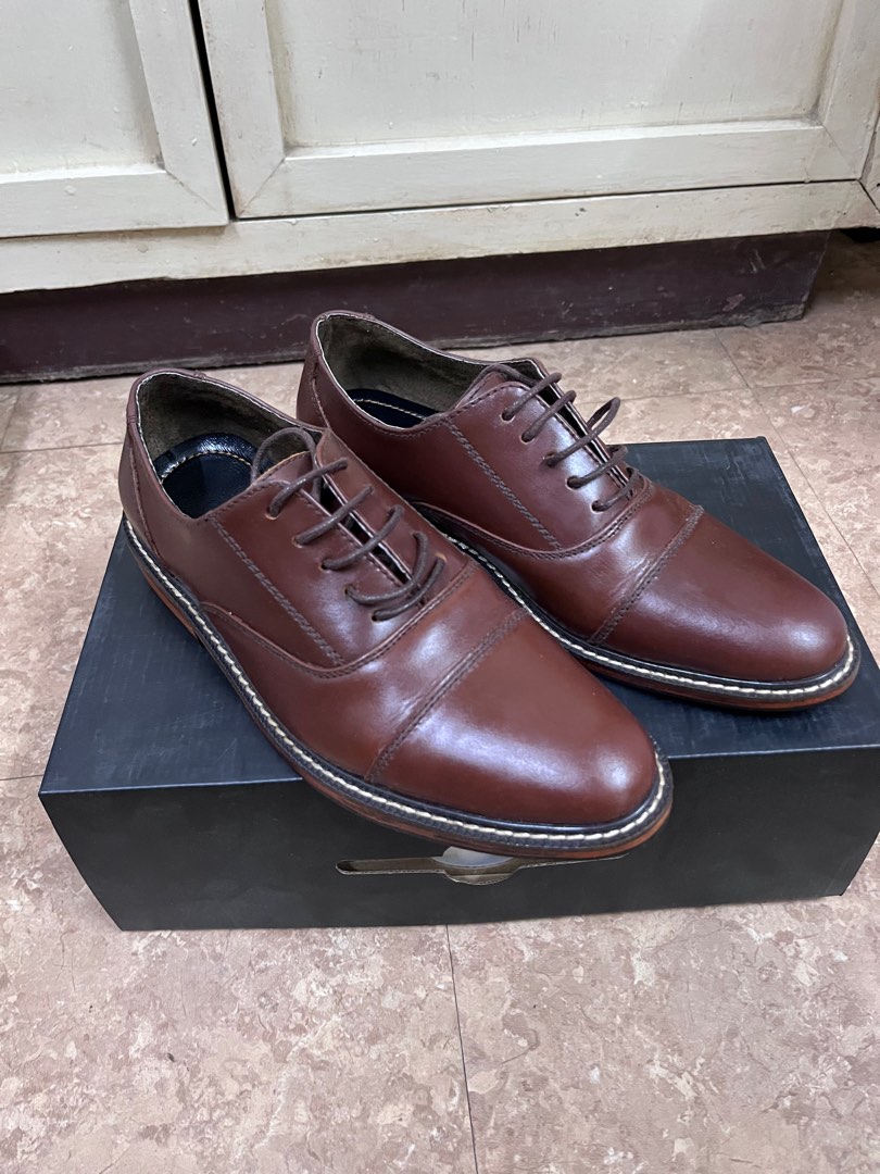 BAYANI Captoe Plain - Rizal Dark Walnut, Men's Fashion, Footwear, Dress ...