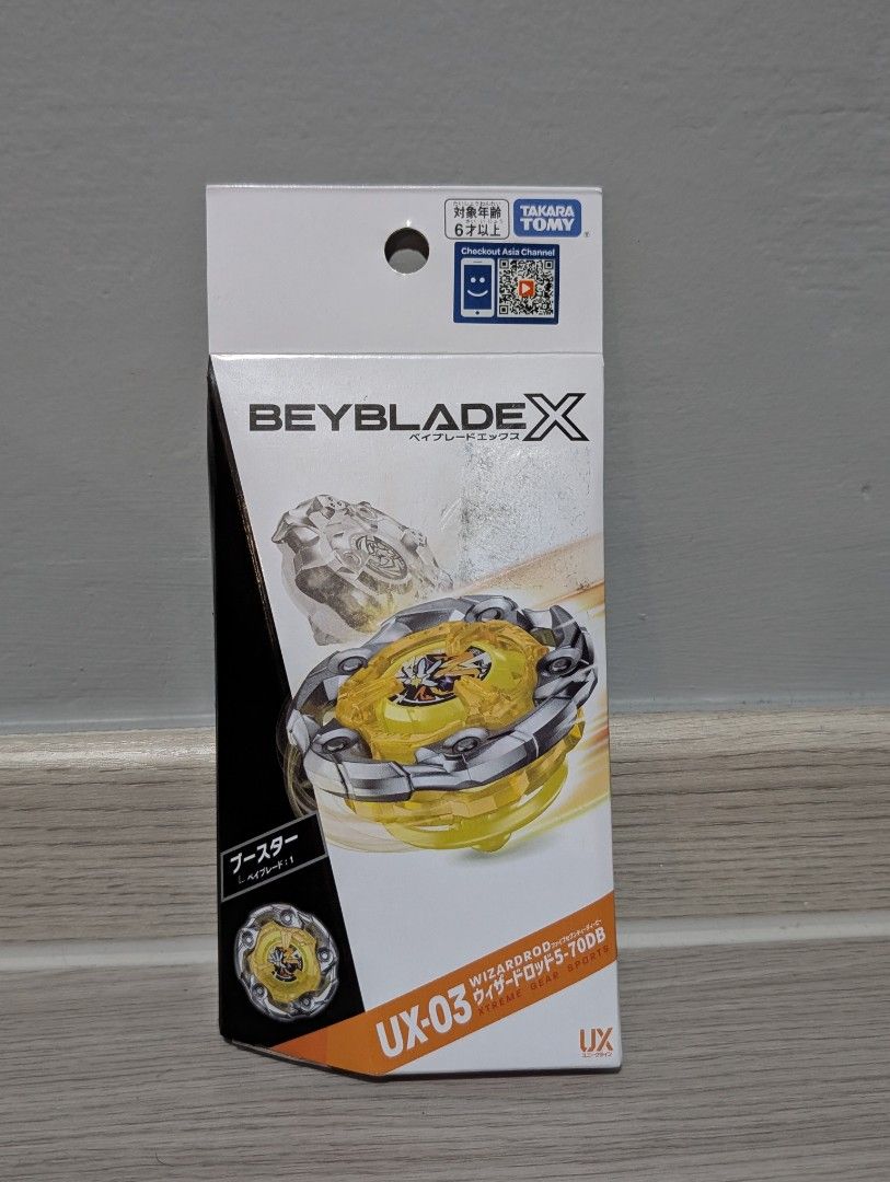 Beyblade X UX-03 Wizard Rod 5-70DB, Hobbies & Toys, Toys & Games on ...