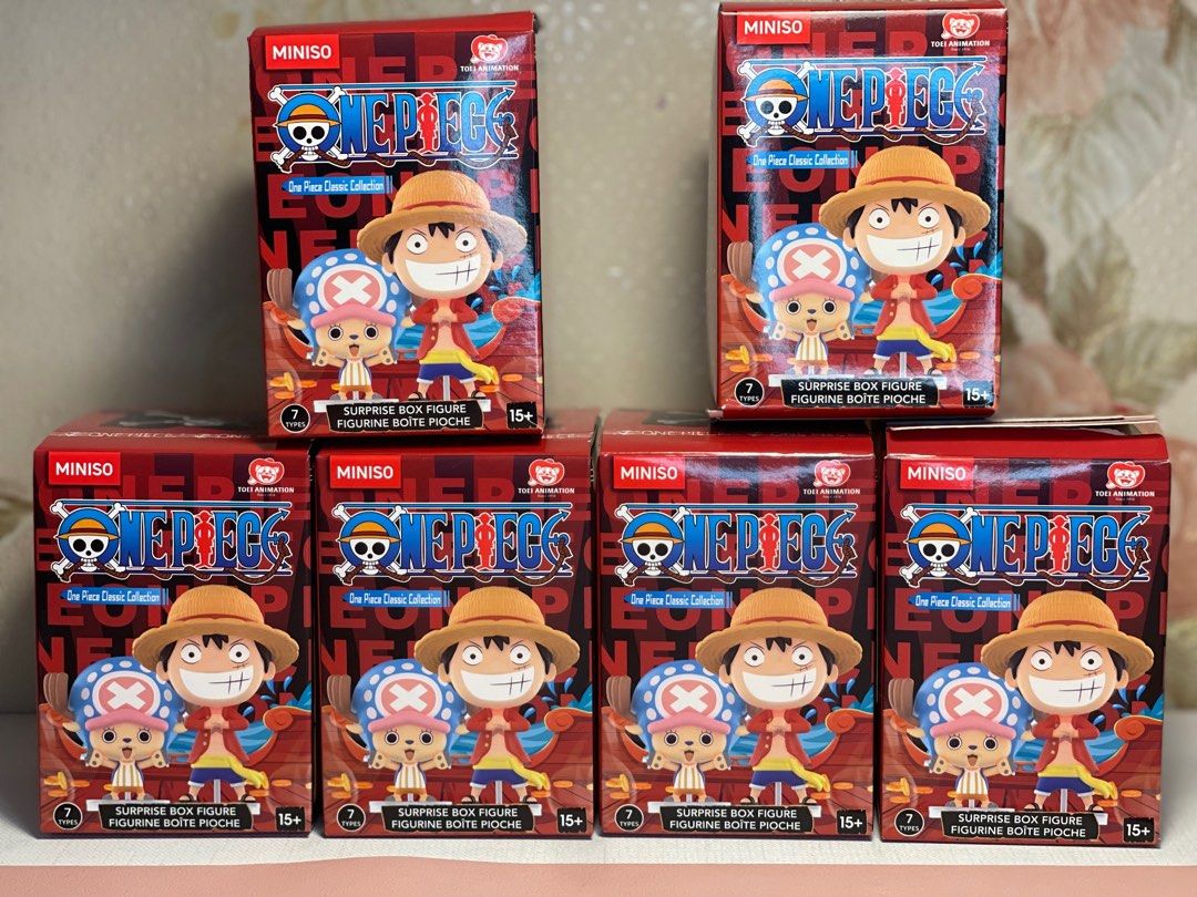 BLIND BOX ONE PIECE MINISO - LUFFY, Toys & Collectibles, Mainan di ...