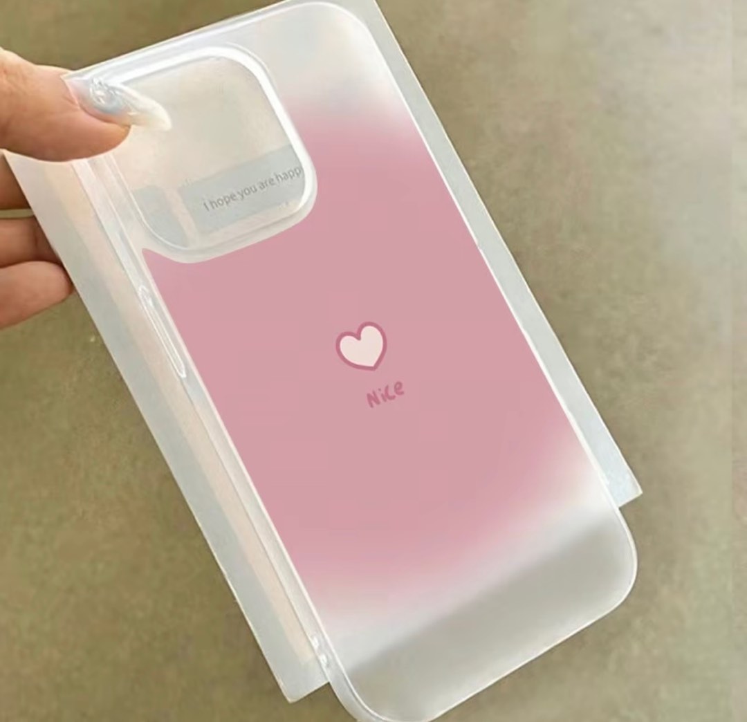 Case Pink Nice Transparant, Telepon Seluler & Tablet, Aksesoris Tablet ...