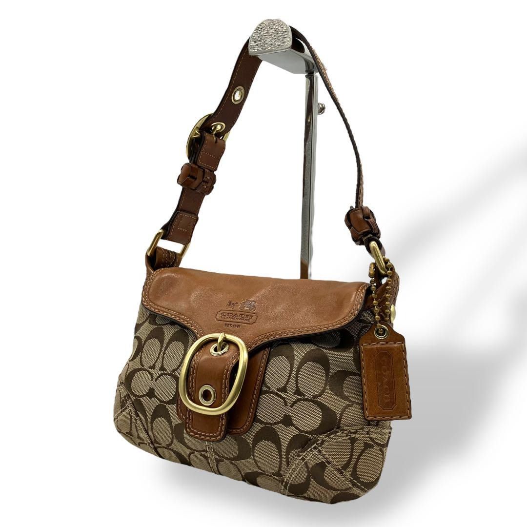 COACH Bleeker Legacy Signature Handbag 942, Luxury, Bags & Wallets on ...