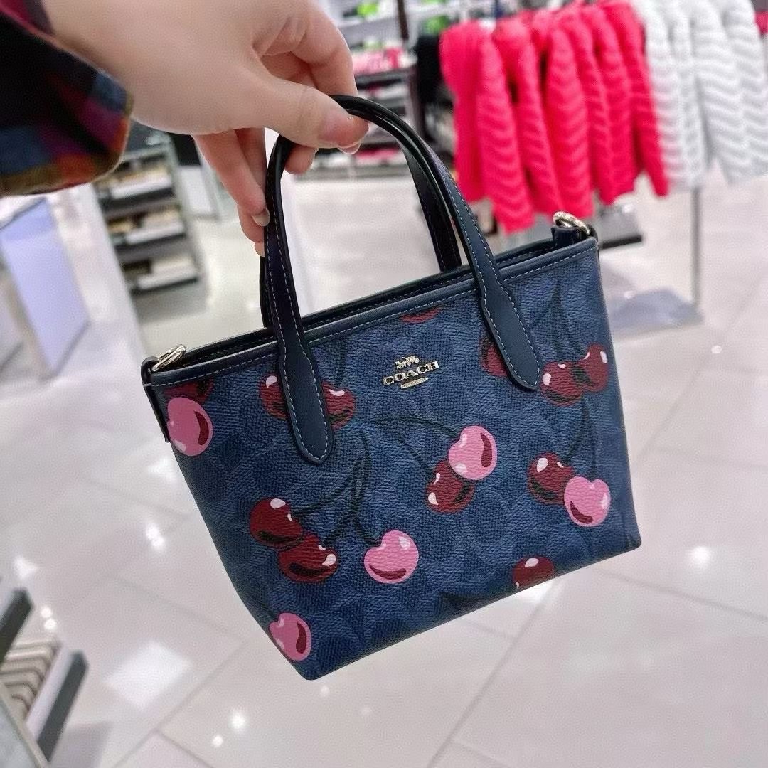 Coach Cherry Tote Bag, Women's Fashion, Bags & Wallets, Tote Bags on ...