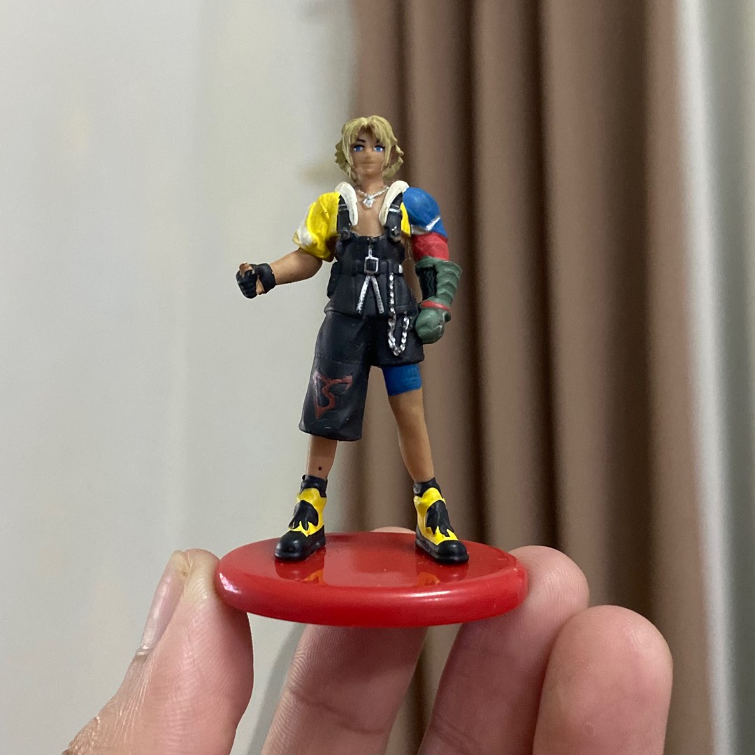 Coca Cola x Final Fantasy 10 Tidus FF 10 Mini Figure Display Toy Coca ...