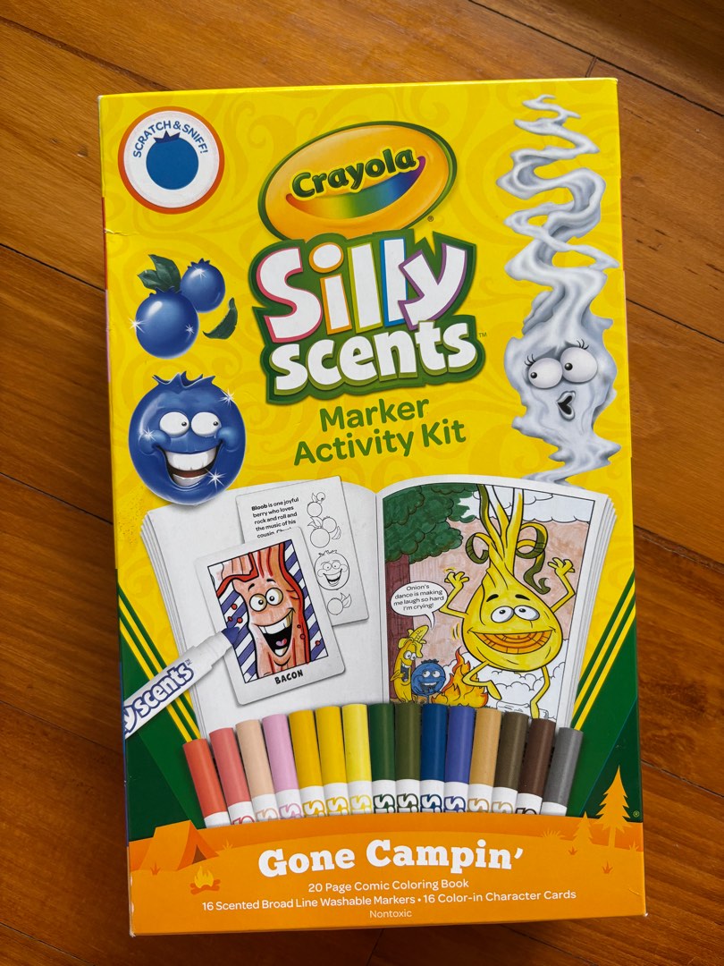 Crayola Silly Scents Marker Activity Kit, Hobbies & Toys, Toys & Games ...