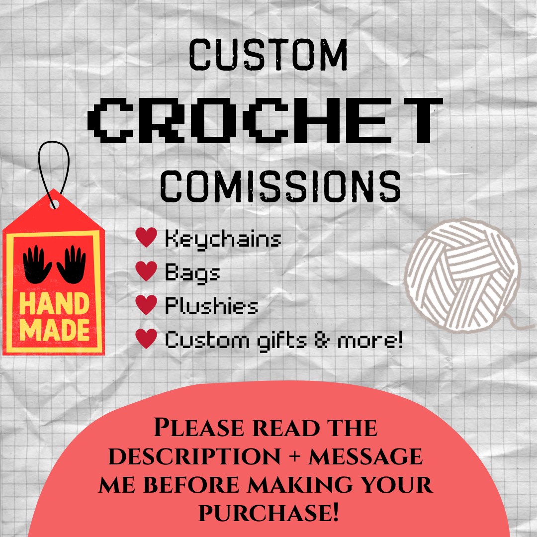 Custom Crochet Commissions! [CLOSED], Hobbies & Toys, Stationery & Craft, Handmade Craft on ...