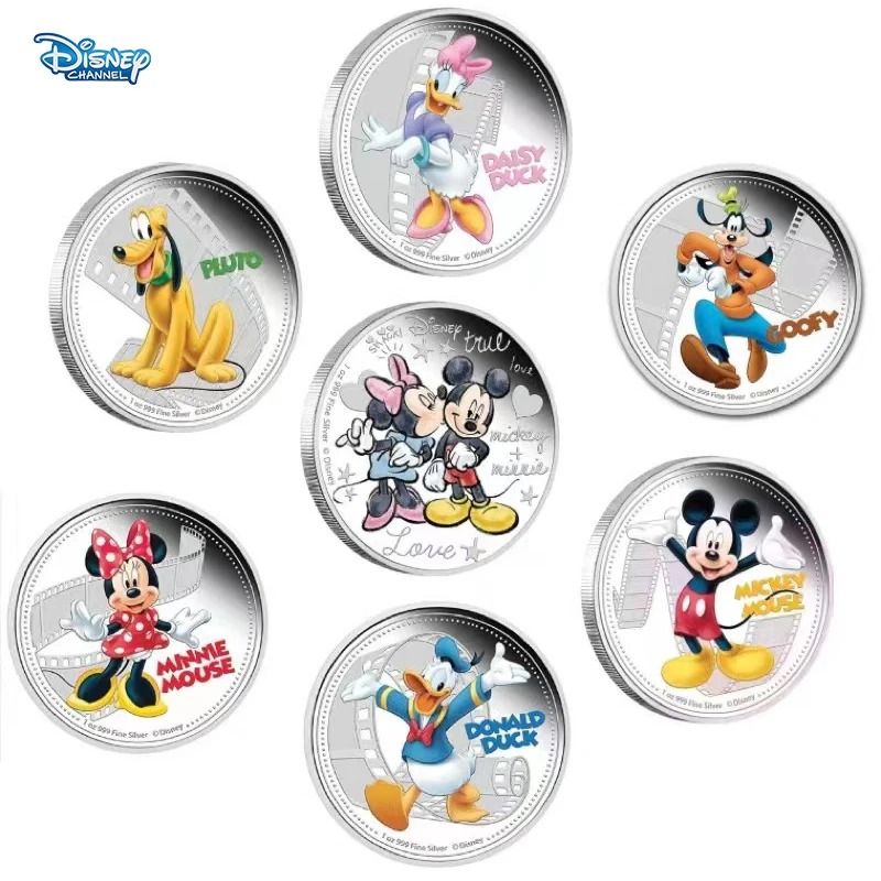 Disney Mickey Mouse Mickey Commemorative Coin Cartoon Peripheral ...