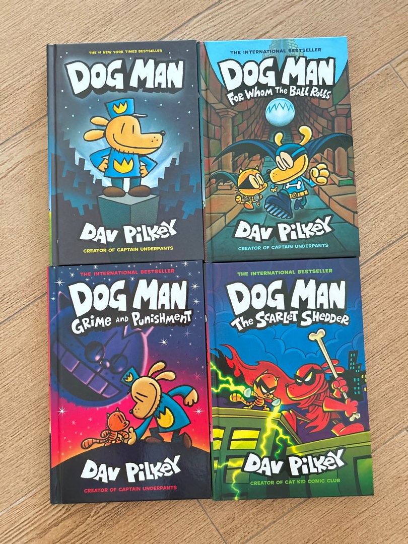 Dog Man Hardcover Book Series by Dav Pilkey, Hobbies & Toys, Books ...