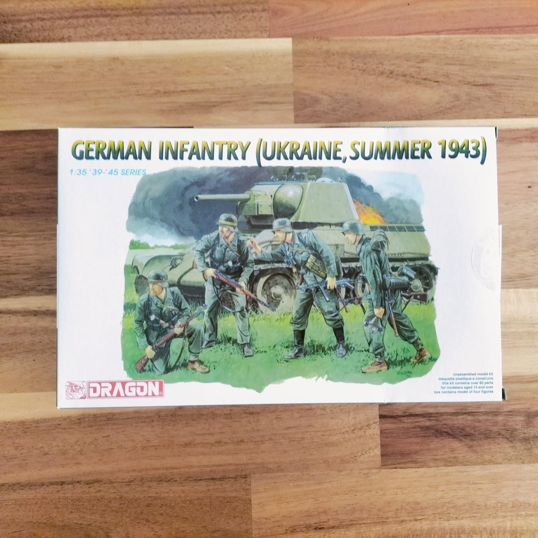Dragon 6153 1/35 German Infantry (Ukraine, Summer 1943), Hobbies & Toys ...
