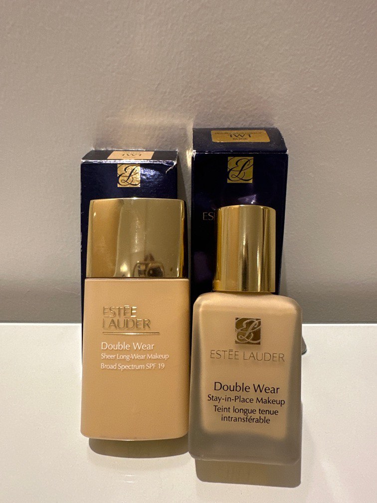 Estee Lauder Double Wear Foundation 1w1 BUNDLE, Beauty & Personal Care ...