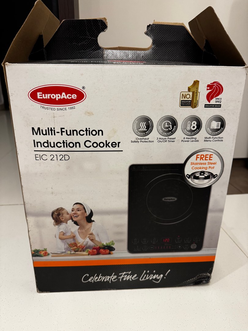 EuropAce Multi Function Induction Cooker EIC 212D, TV & Home Appliances ...