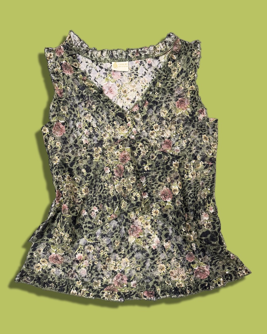 Fairycore floral lace top Helping Tags: y2k grunge gothic fairycore ...