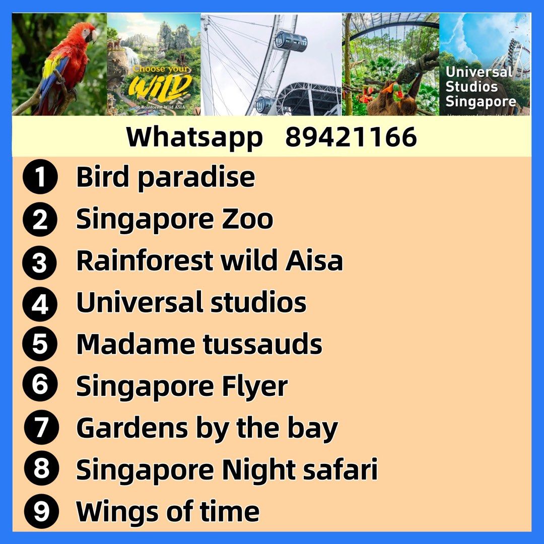 Rainforest Wild Aisa |Bird paradise |Flyer |Gardens by the bay ...