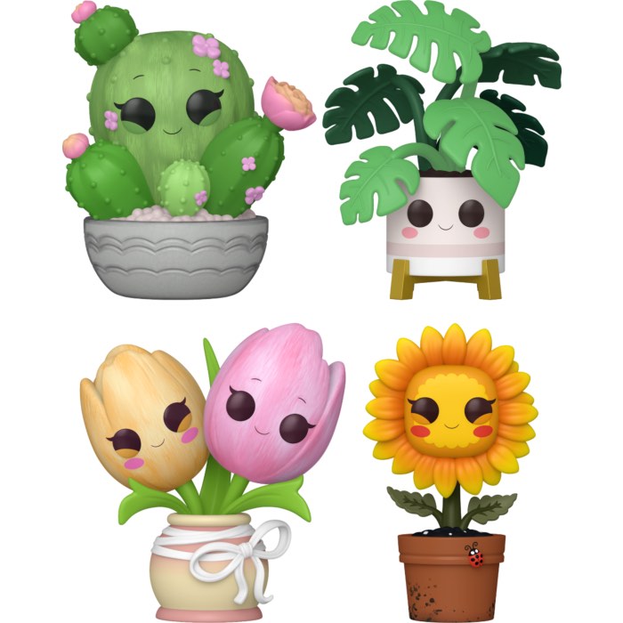 Funko Pop! Plants: Kawaii Flora - Barrel Cactus #01/Monstera #02 ...