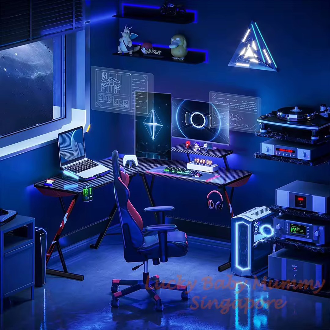 Gaming PC Table | Computer Games Table | Bedroom Table, Furniture ...