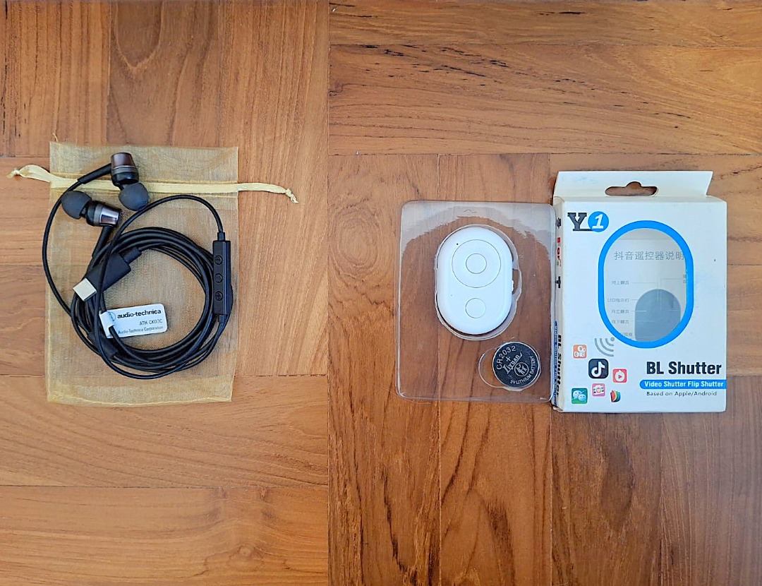 Genuine Audio Technica Earphones, Y1 Phone Wireless Remote Control ...