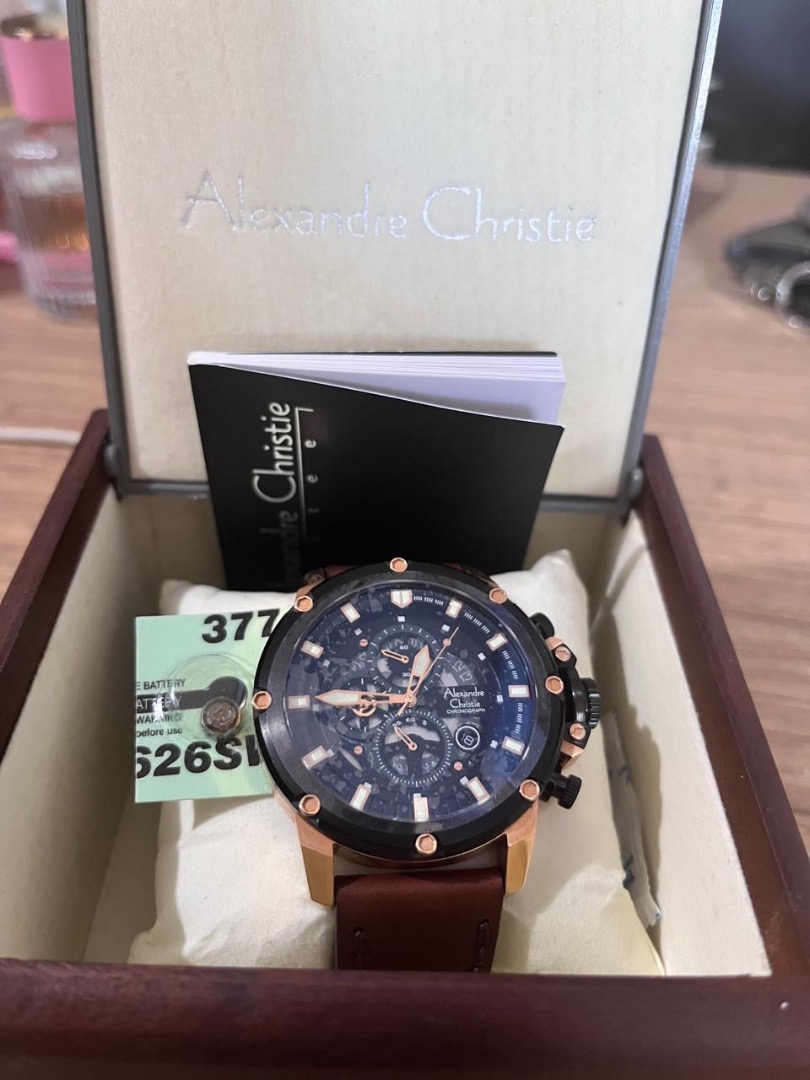 Jam tangan Alexander Christie! Barunya 1,8jt, Fesyen Pria, Jam Tangan ...
