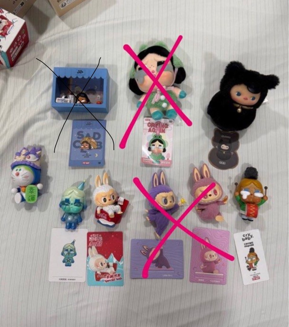 Popmart figurines cheap sale, Hobbies & Toys, Toys & Games on Carousell