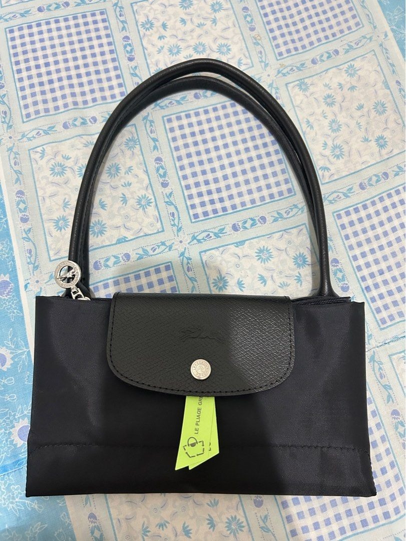 Longchamp Black Longhandle Totebag, Fesyen Wanita, Tas & Dompet di ...