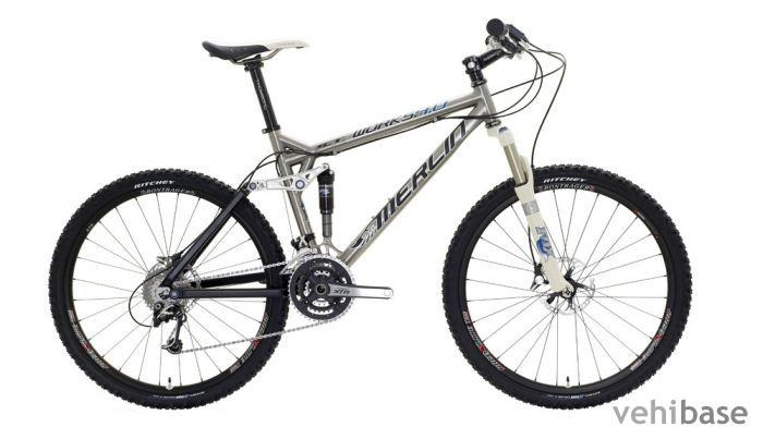 Merlin Works 4.0 Full Suspension Titanium Mountain Bike, Size M/L ...