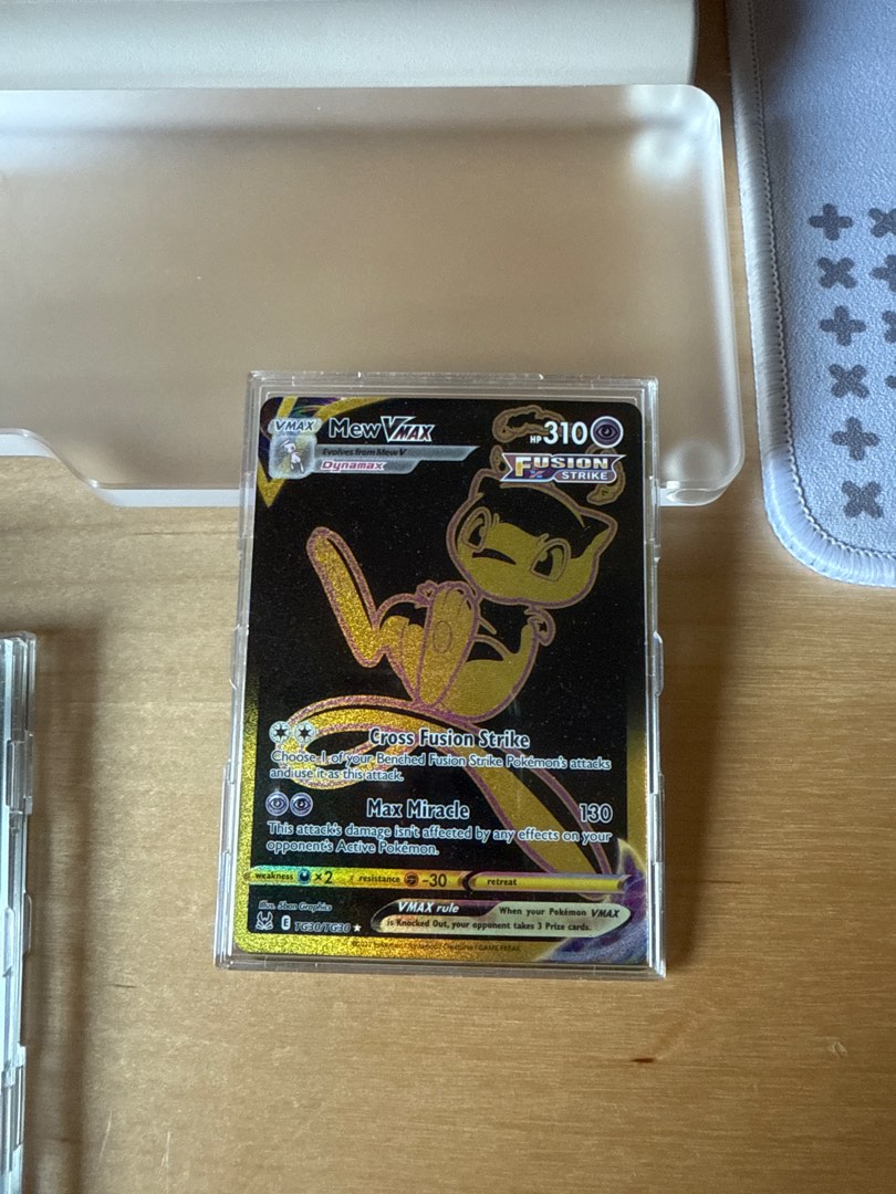 Mew VMAX Fusion Strike Pokemon Card, Hobbies & Toys, Toys & Games on ...